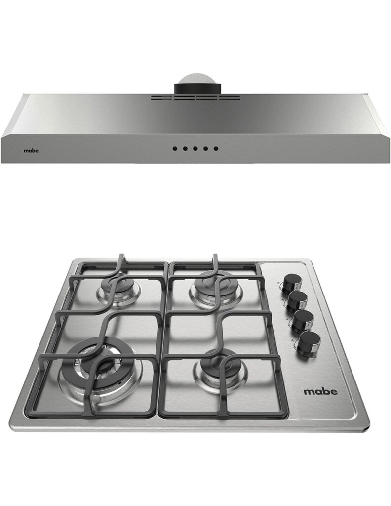 Combo parilla y campana Mabe de acero inoxidable – LINEA BLANCA SELECTO